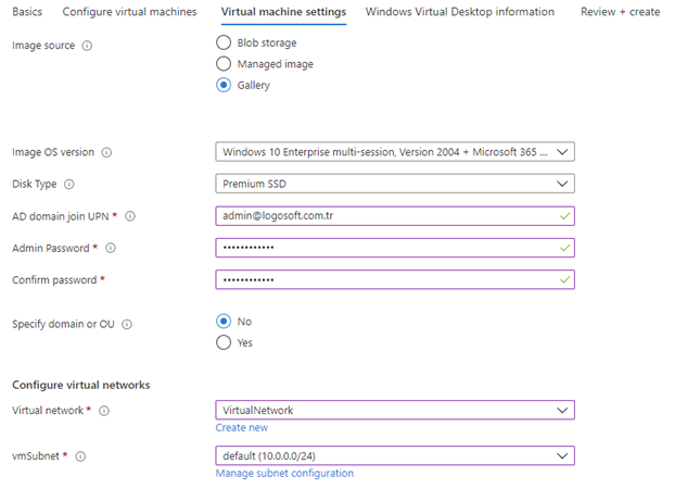 Windows Virtual Desktop (WVD) Kurulum Adımları - Logosoft Windows Virtual Desktop (WVD) Kurulum Adımları - Logosoft
